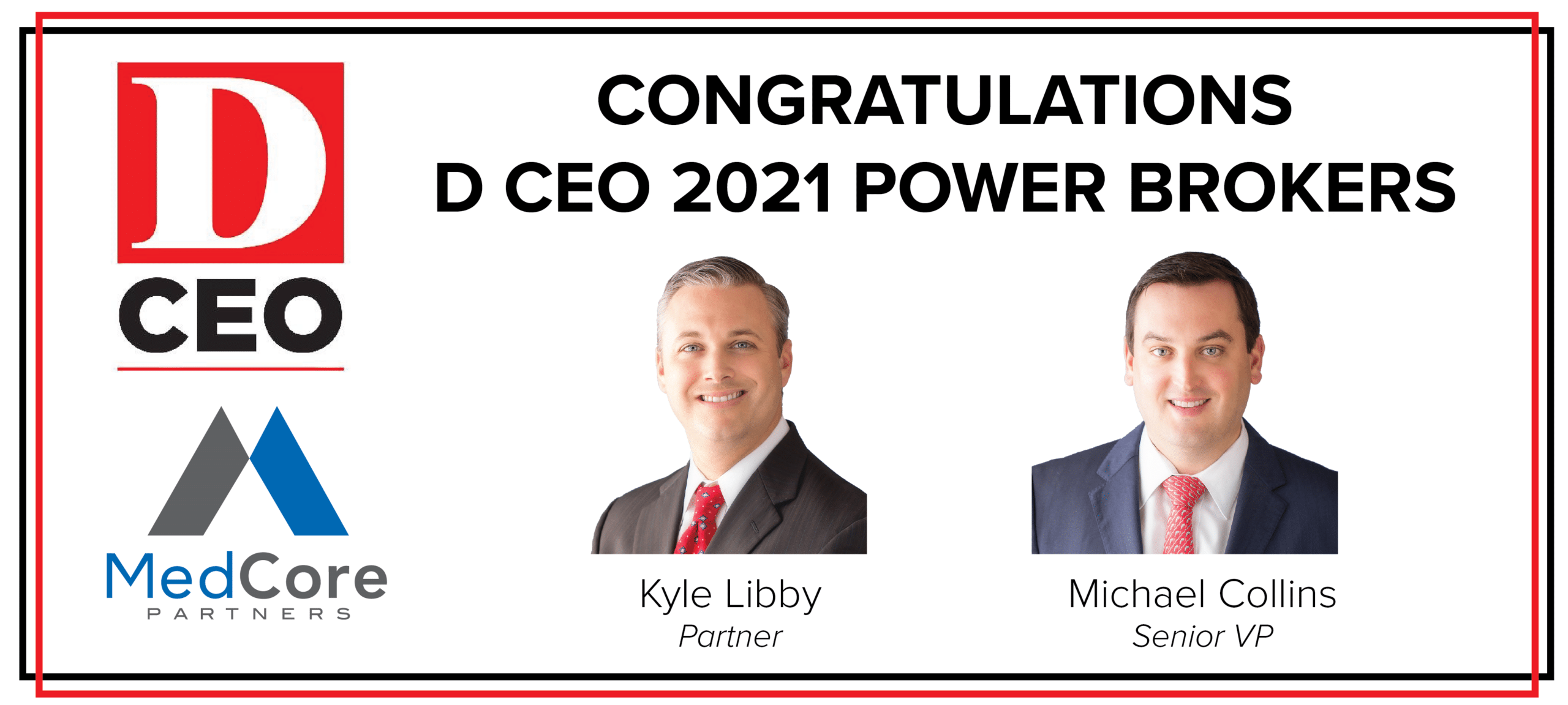 MedCore's Kyle Libby and Michael Collins Named Power Brokers | Medcore ...